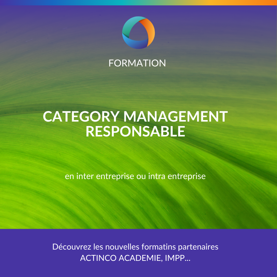 programme de formation Category Management Responsable | Institut du ...